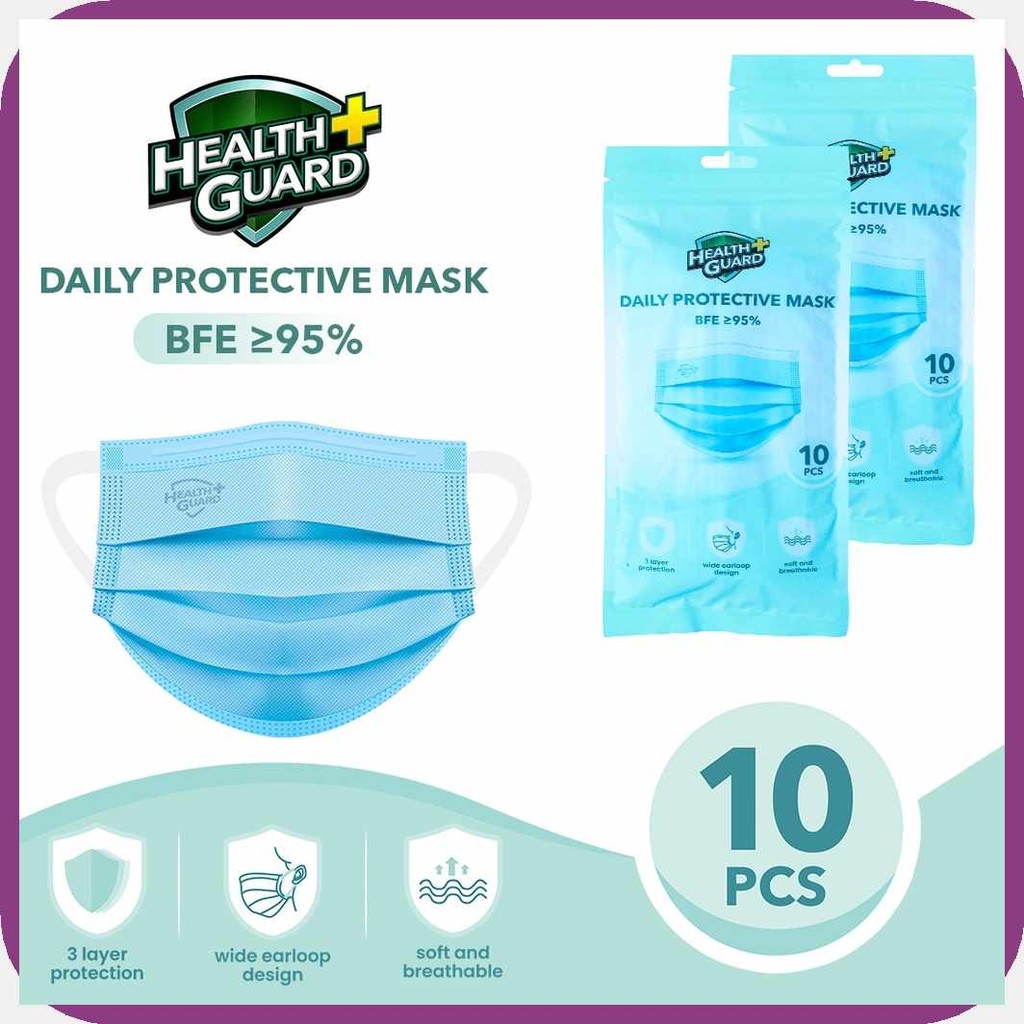 Health@pZ-Guard`D[Disposable,PF[Protective,fJ[Masks,Mn[5,ab[Packs,ok ...