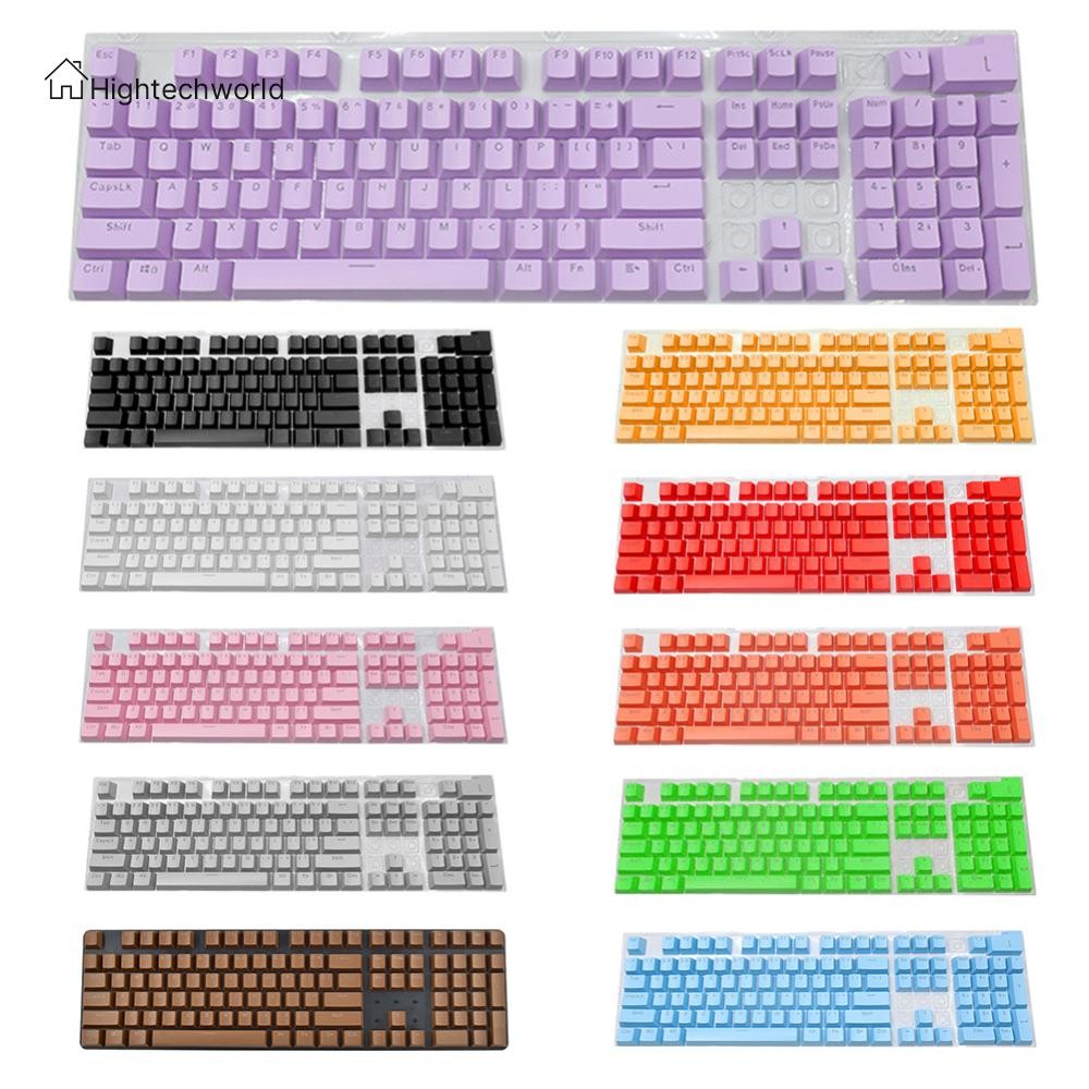 HOT 104pcs ABS Universal Mechanical Keyboard Keycaps Desktop Computer ...