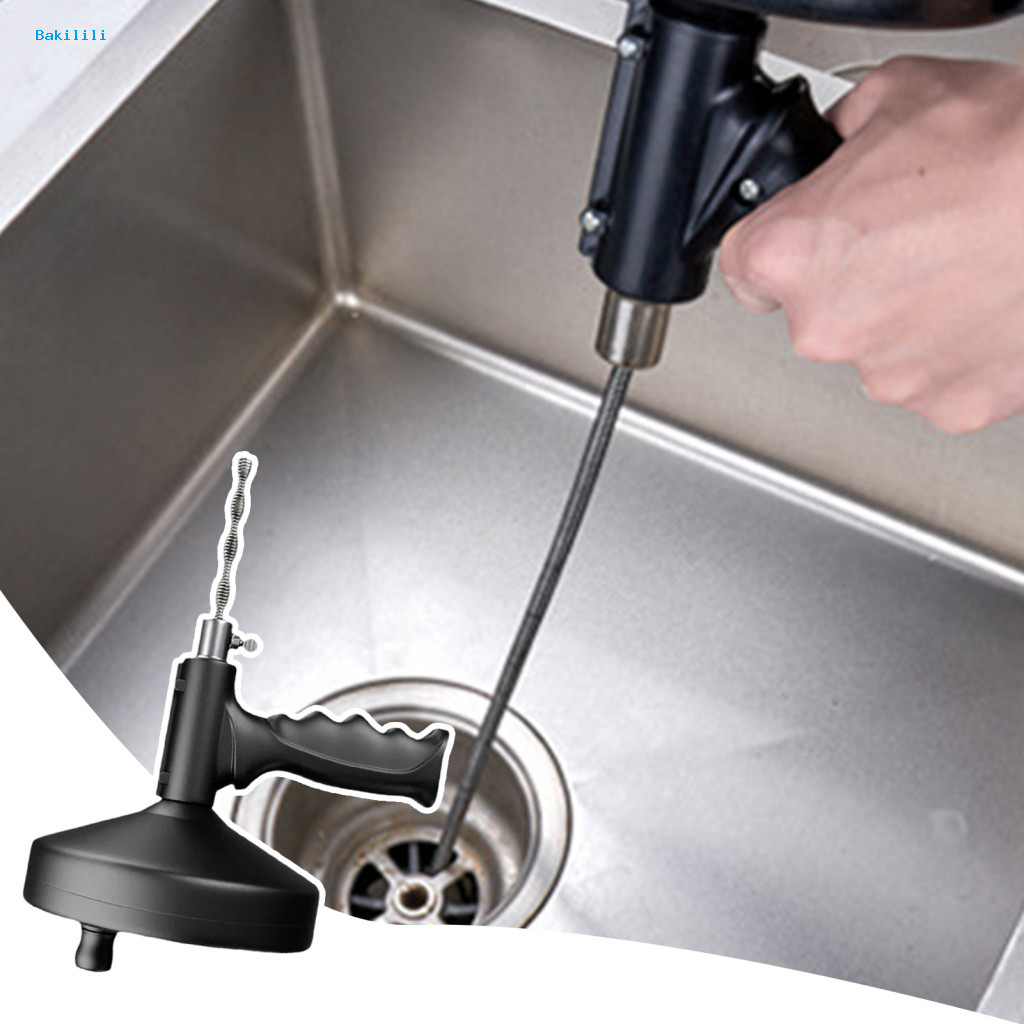 {Bakilili} Heavy Duty Spring Cables Drainage Auger Powerful Drain ...
