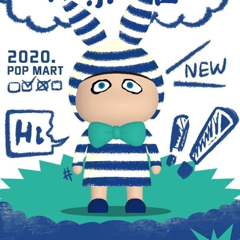 P POPMART POPMART Mini A Boy Series Figure-Made Mystery Box Ornaments ...
