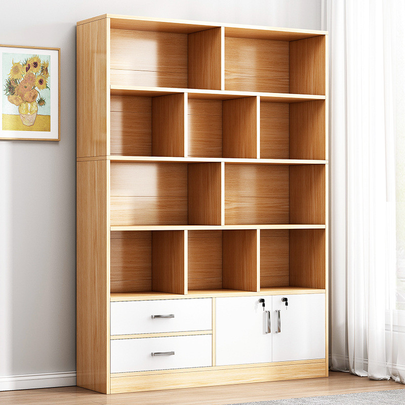 Bookshelf Bookcase Living Room Simple Partition Storage Rack Bedroom ...