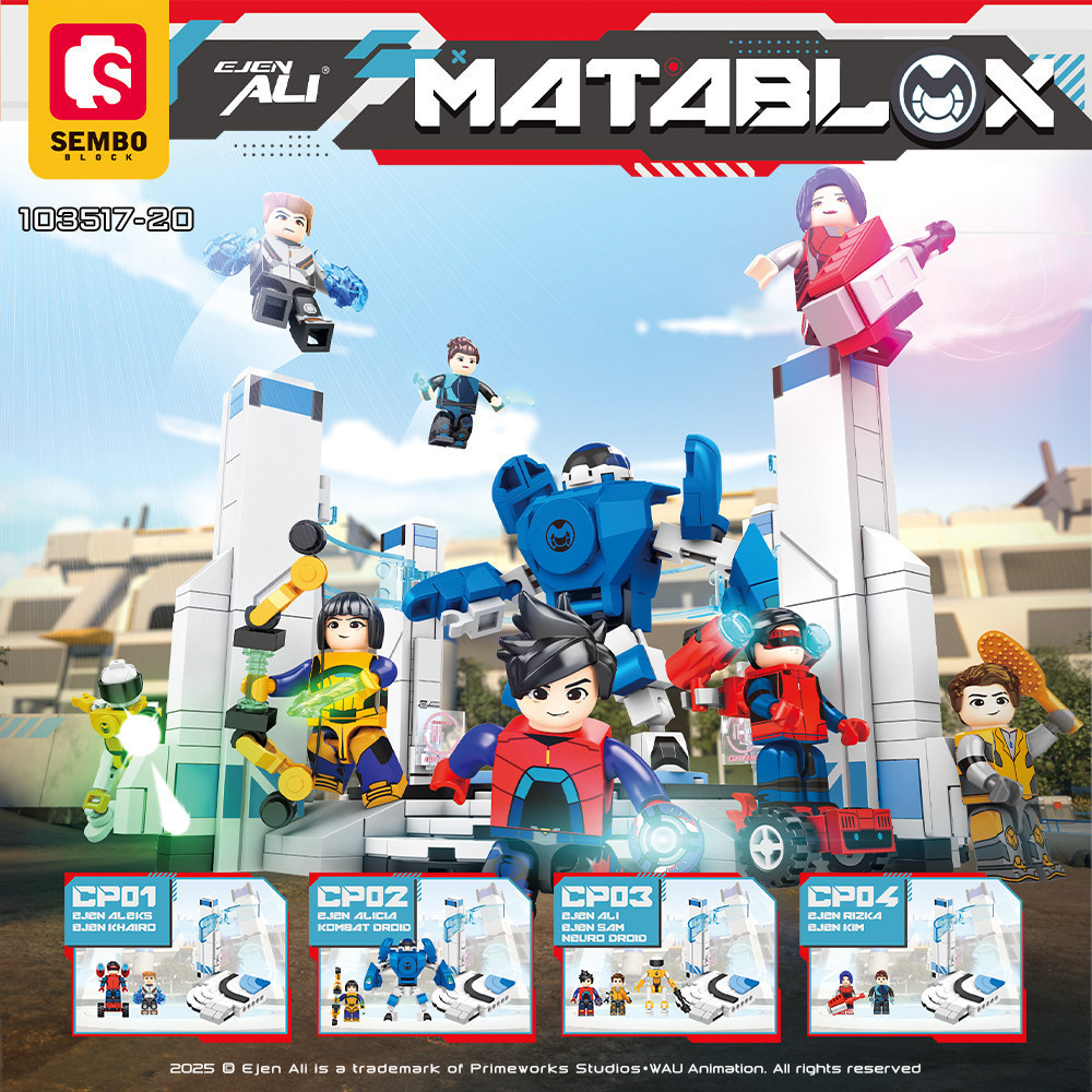 Sembo Block x Ejen Ali MATABLOX Misi: MATA Arena Capture Point ...