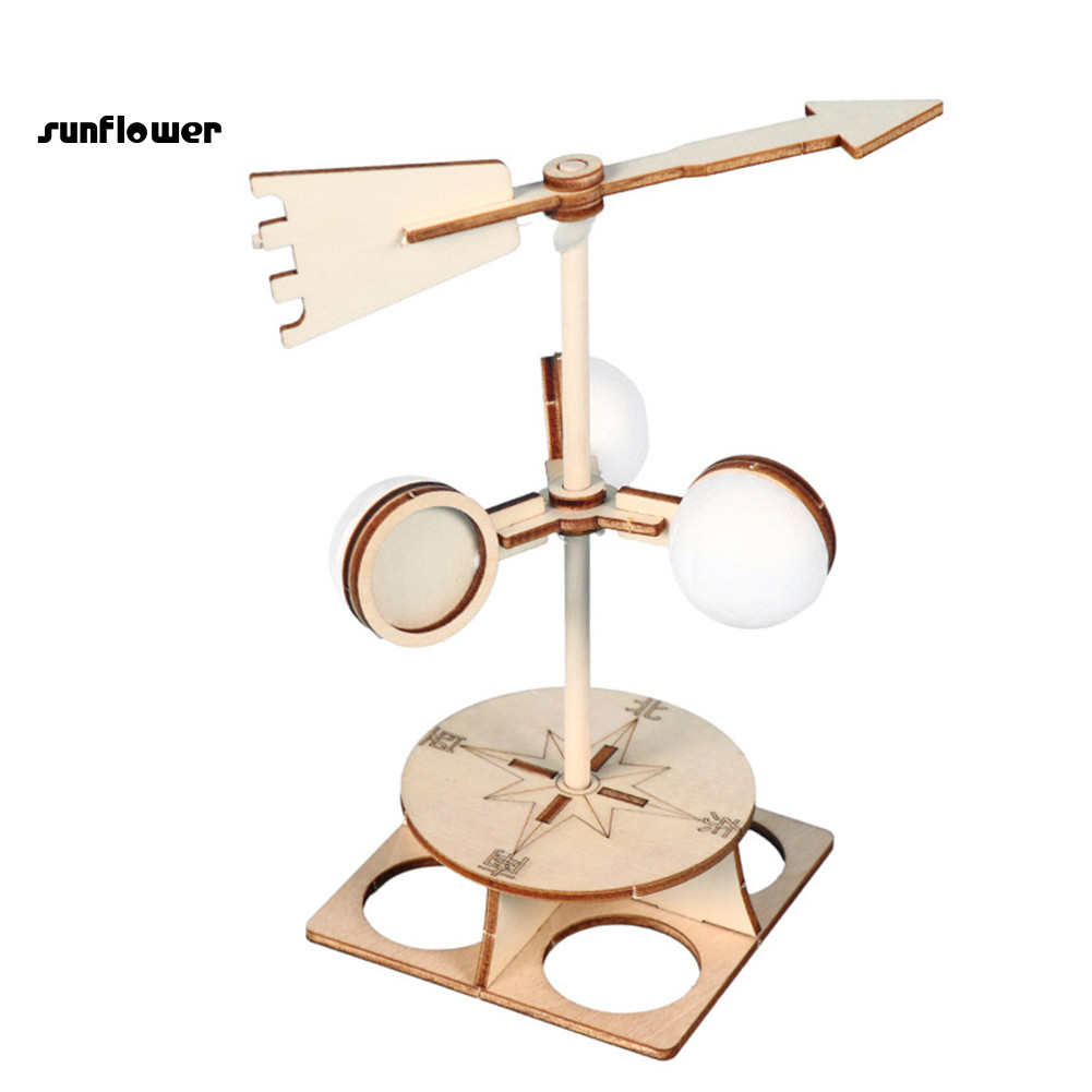 SU Kids DIY Wind Vane Model Kit Scientific Physics Experiment ...