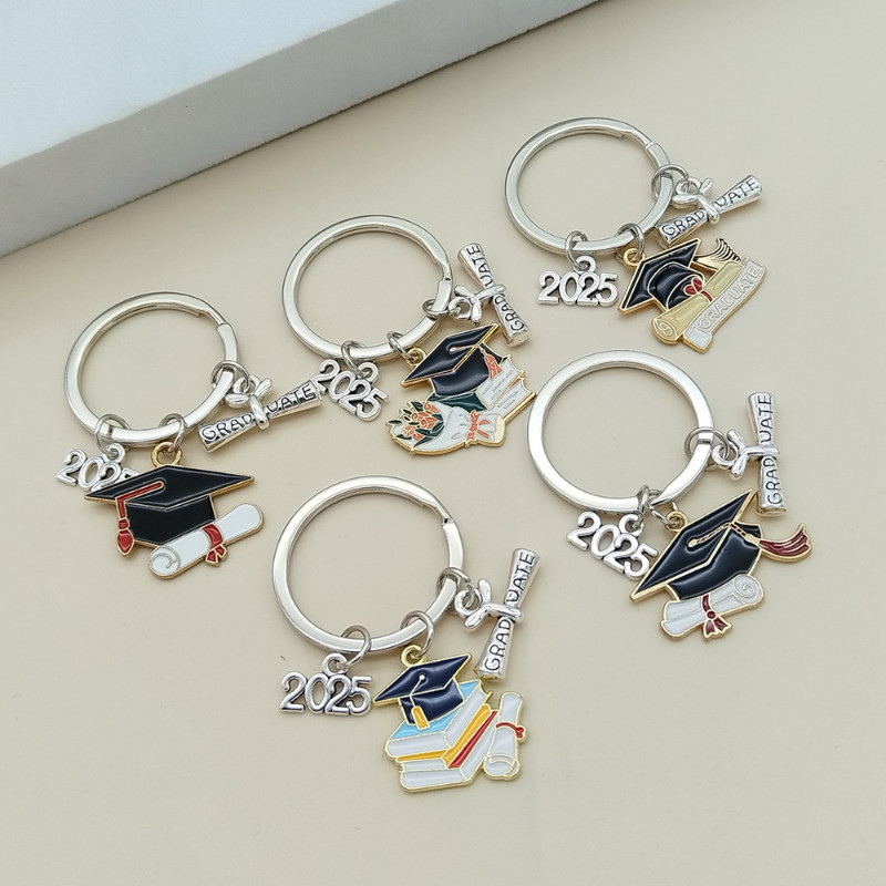 Graduation Bachelor's Cap Book Keyring 2025 Congrats Graduation Season ...