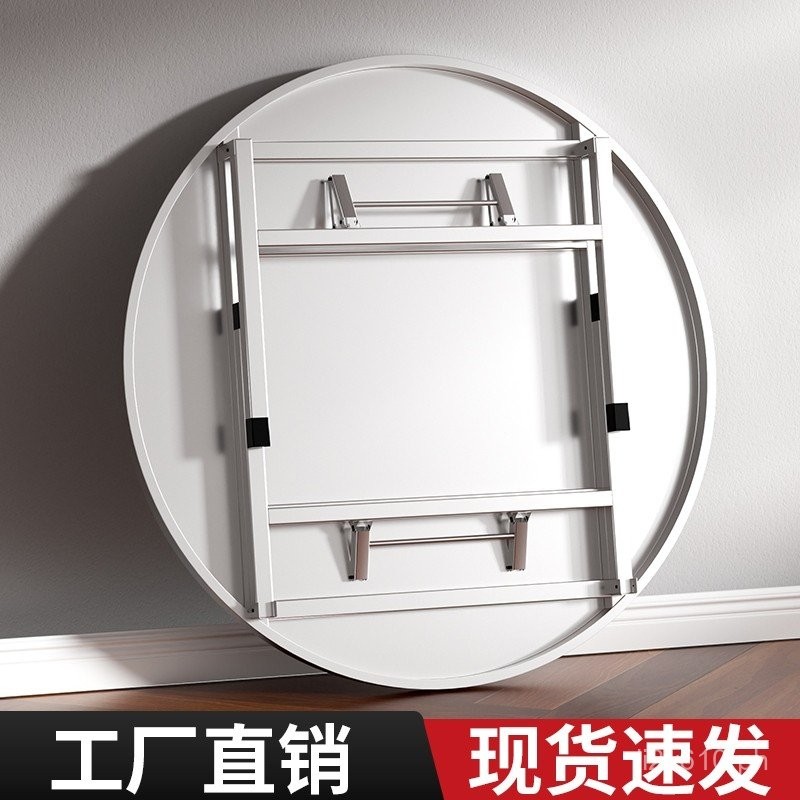 Stainless Steel Folding Table Round Table Economical Restaurant Food ...