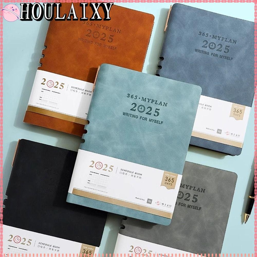 HOULAIXY 2025 Planner Notebook, Study Notebook With Gel Pen Business ...