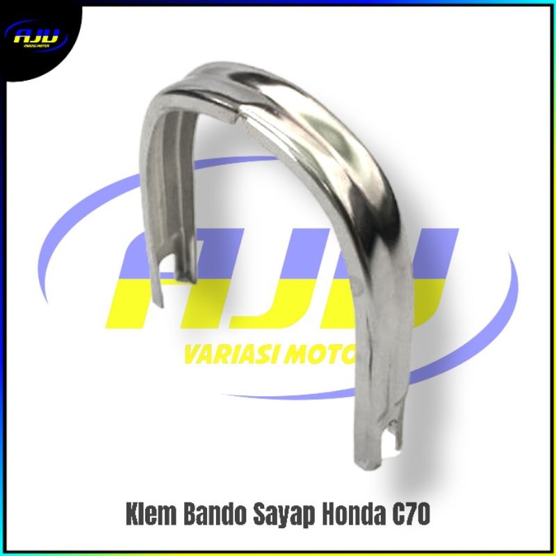 Honda C70 wing clamp headband clamp, C70 wing mustache, C70 wing clamp ...