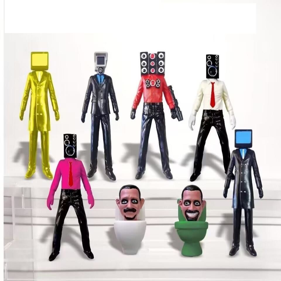 Toilet Man Monitor Man Audio Man Hand-Made Toy Model Titan TV Man Doll ...