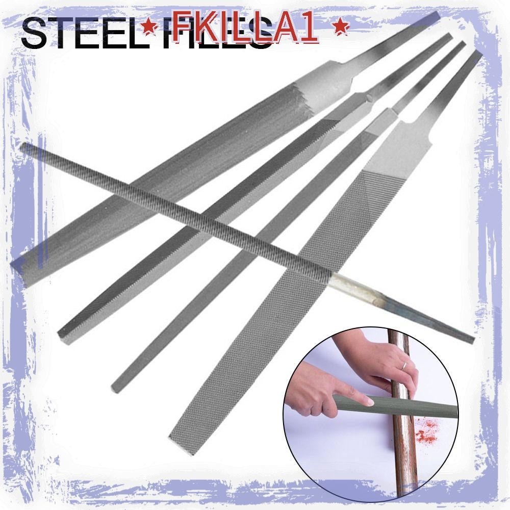 FKI Steel Files, Steel 6/8 Inch Saw File, High Hardness Flat/Semicircle ...