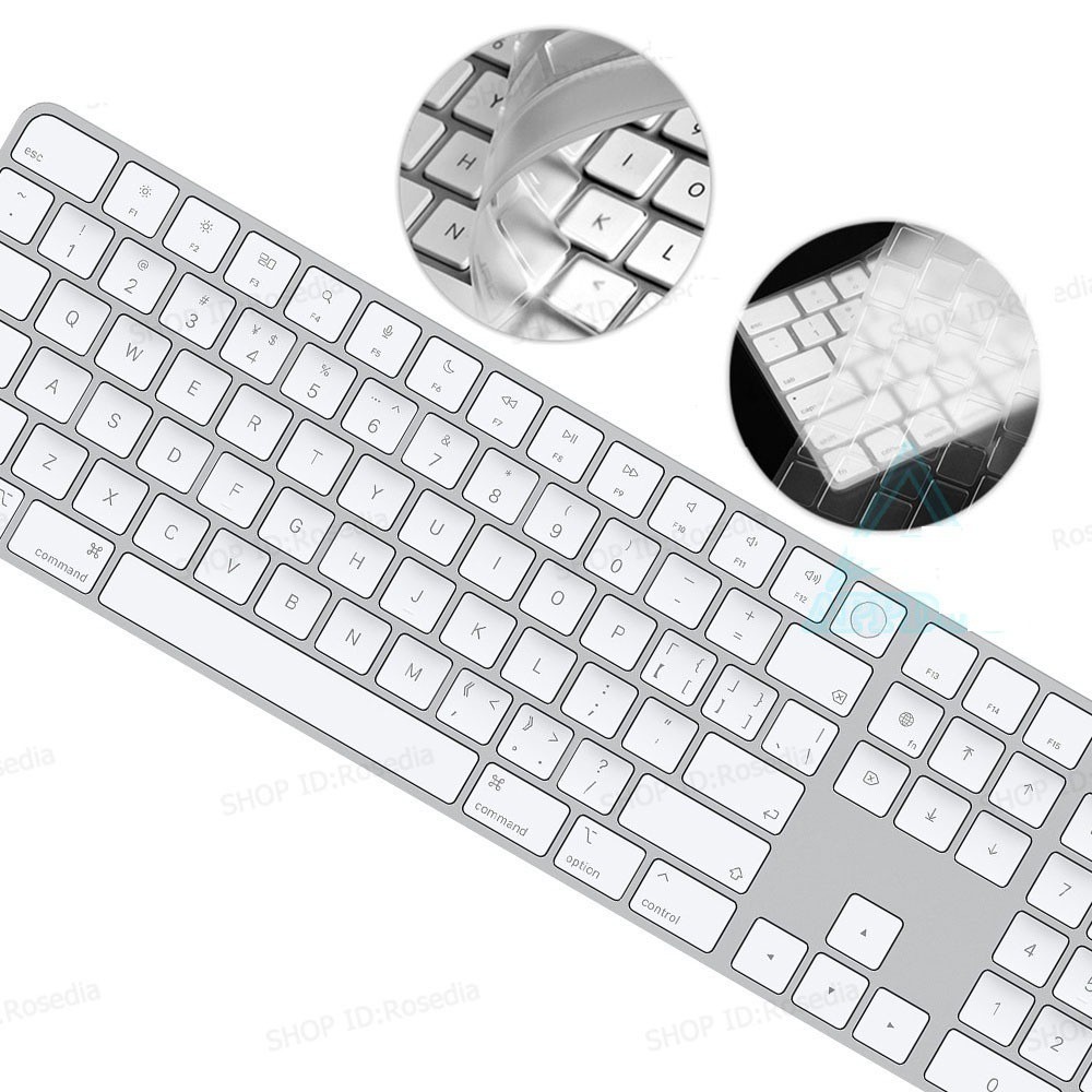 Ultra-Thin US Keyboard Cover for 2021 Magic Keyboard A1314 A1644 G6 ...