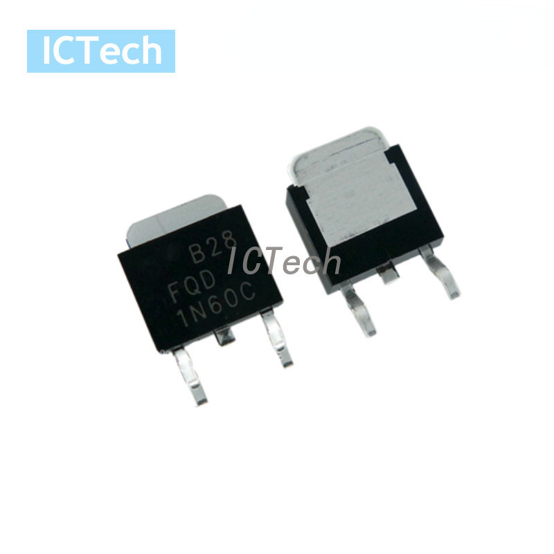 10Pcs Original FQD1N60C 5N50 5N50C 50N06 8P10TM 19N10L TO252 FQD18N20 ...