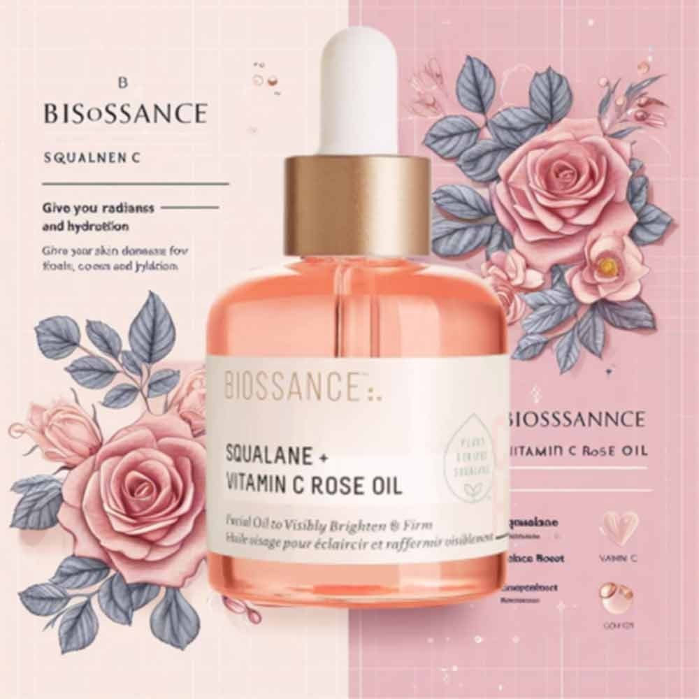 BIOSSANCE SQUALANE + VITAMIN C ROSE OIL 30ML | Shopee Philippines