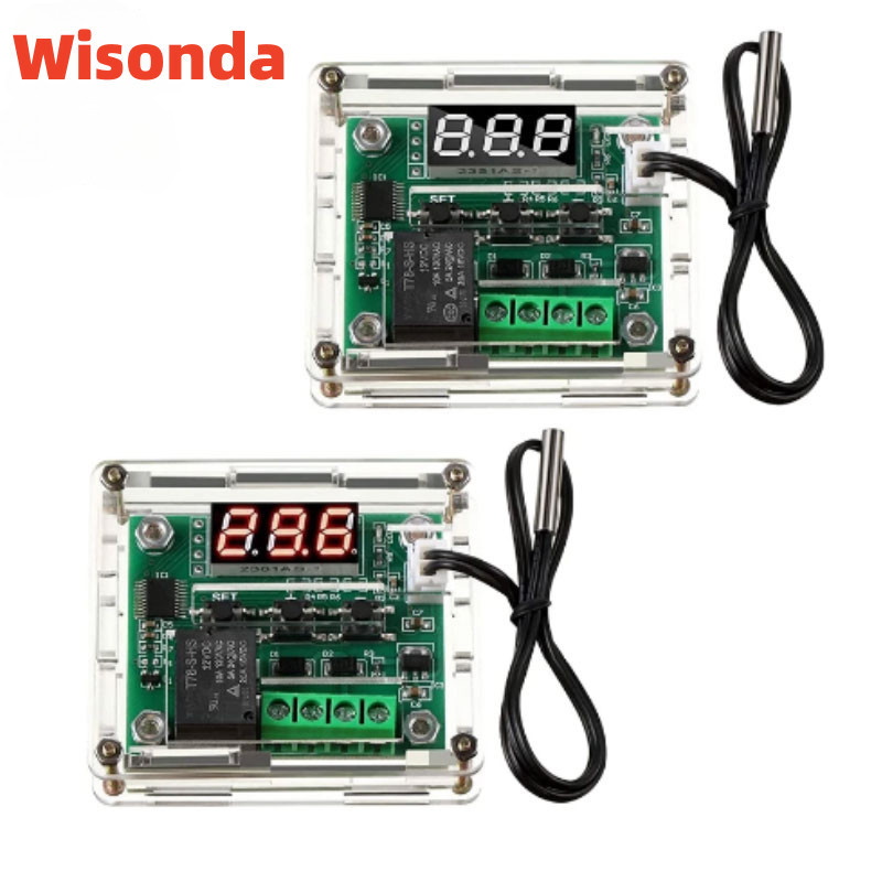 W1209 DC 12V LED Digital Thermostat Temperature Control Thermometer Thermo Controller Switch ...