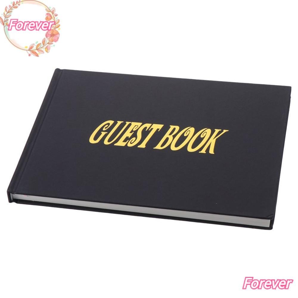 FOREVER Wedding Guest Book, Paper 24.3*18.4 CM Guest Book, Elegant Pink ...