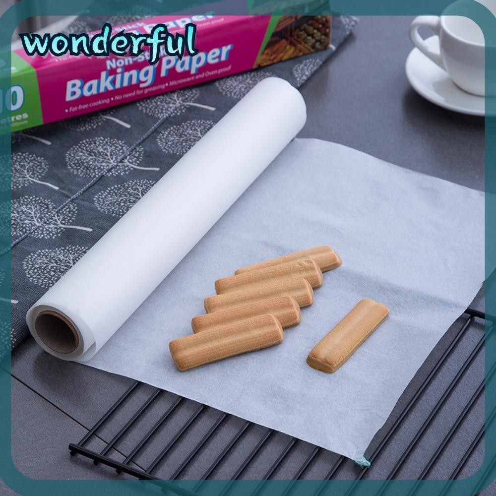 WONDER Paper Roll, White Kraft Butcher, Silicone Oil Paper | Shopee ...