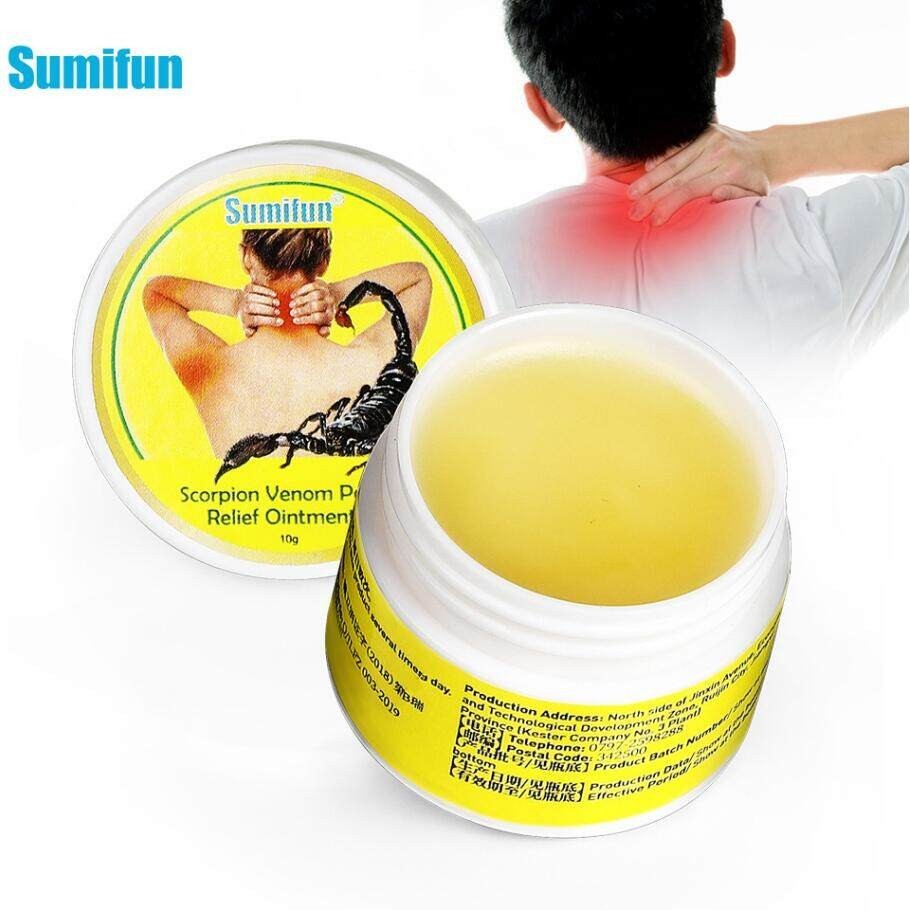 10G Scorpion Pain Killer Ointment Herbal Medical Gout Cream Treat Neck ...