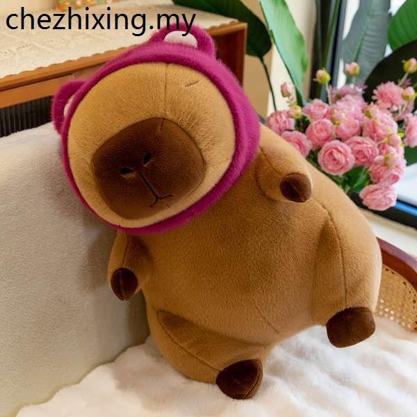 Strawberry Bear Skin Capybara Capybara Jun Simulation Pika Doll Doll ...