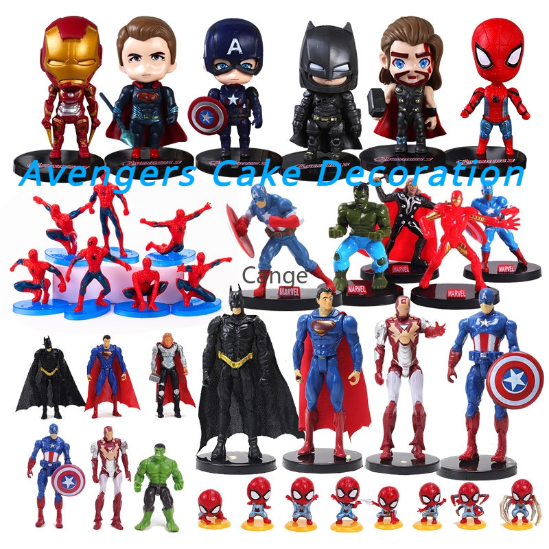 6 Marvel Avengers birthday cakes decorated with Captain America's Iron ...