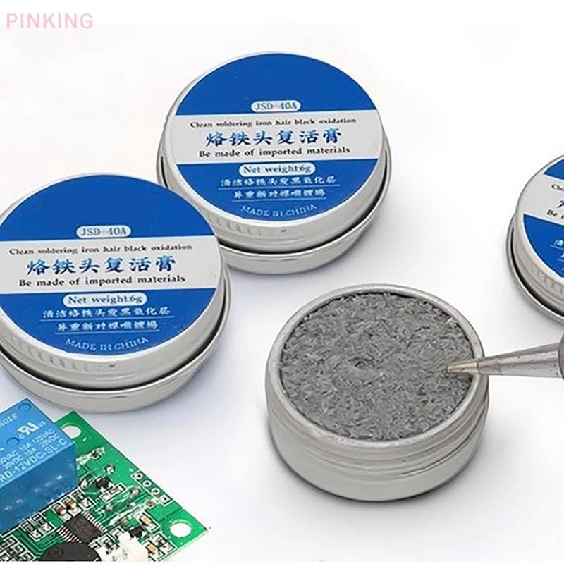 PINKING Soldering Iron Tip Tinner Activator Tip Cleaner Remover Lead ...