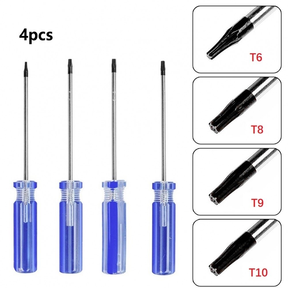 4 Screwdrivers Precision Screwdriver Set For Xbox /360 Controllers T8 ...