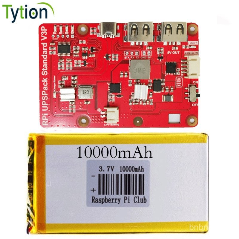 Raspberry Pi UPS 4B 3B+ Lithium Battery Expansion Board V3P ...