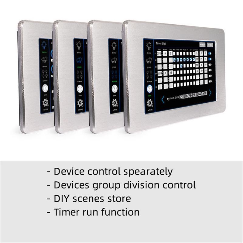 Main controller dmx512 Intelligent Touch Screen Light Control System ...