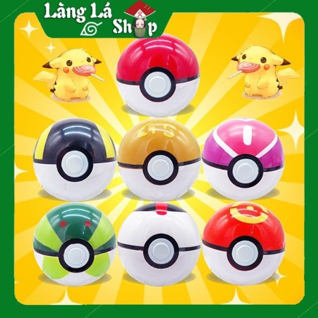 Pokemon ball containing cute plastic magical treasure with snap button ...