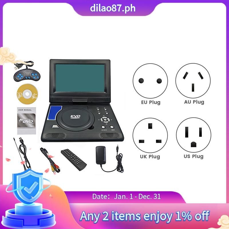 9.8Inch Portable Mobile DVD EVD HD Player Supports Games Built-In 3D ...