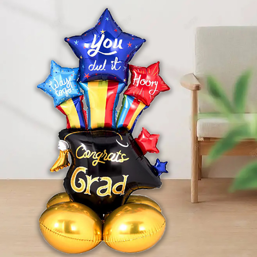 Graduation Balloon 2024 Gift Foil Balloon Congratulation High School ...