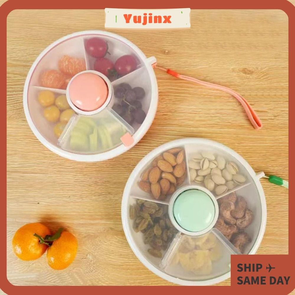 YUJINX Snack Container, Moisture-proof Rotating Kids Snack Spinner ...