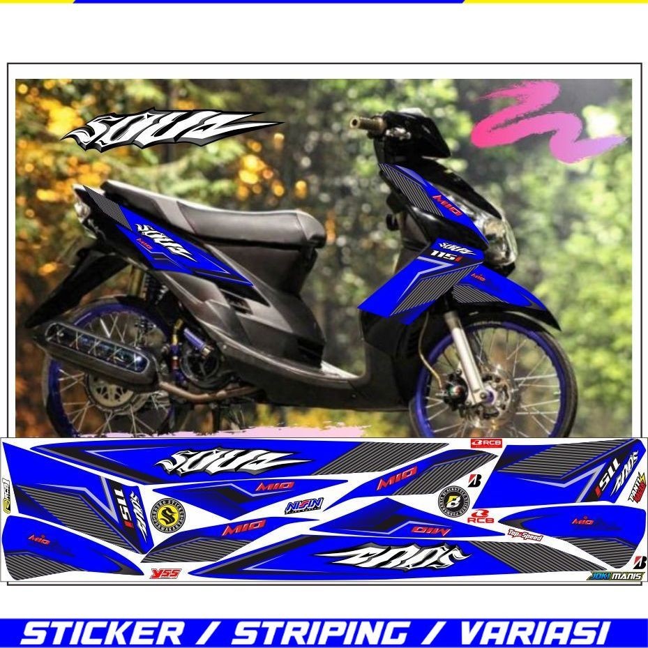/Variation Of Mio Soul Carb Stickers/Lama - Standard Striping Sticker ...