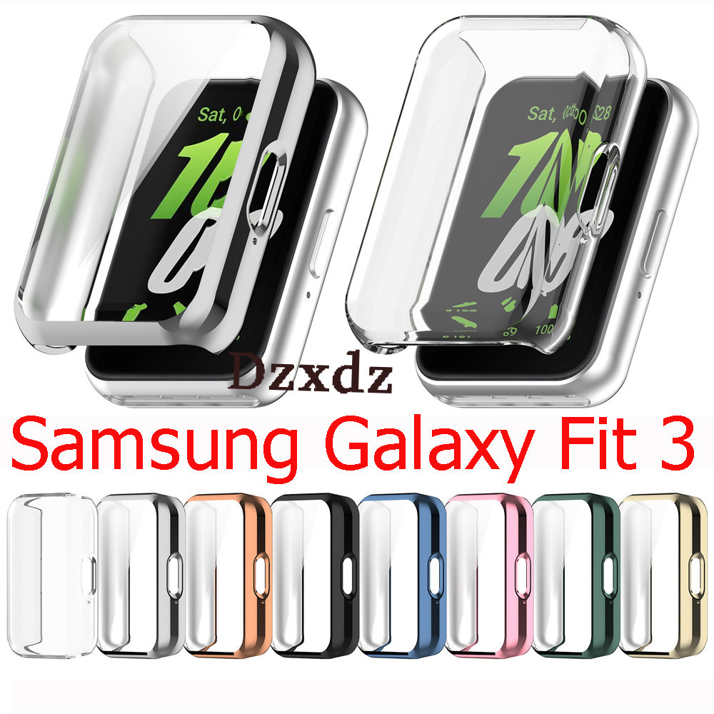 Cover For Samsung Galaxy Fit 3 Case Smartwatch Plated Accessories TPU ...