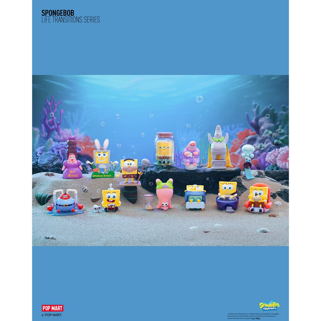 POP MART Spongebob Life Transitions Series Original Copyright Choose ...