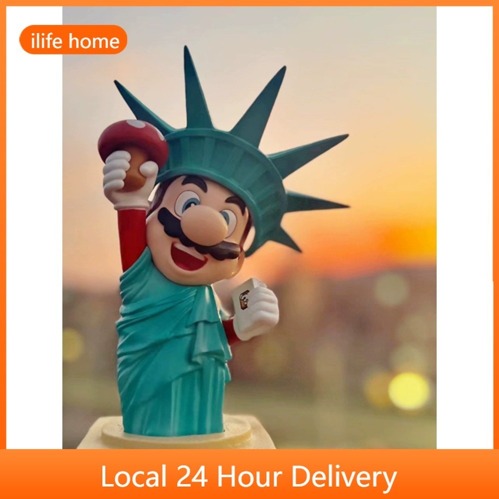 Shipping from Manila Super Mario Bros Cosplay Statue of Liberty Anime ...