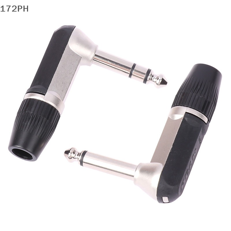 [HOT] REAN jack 6.35mm TS TRS 90 ° L-shaped Right Angle Plug Stereo ...
