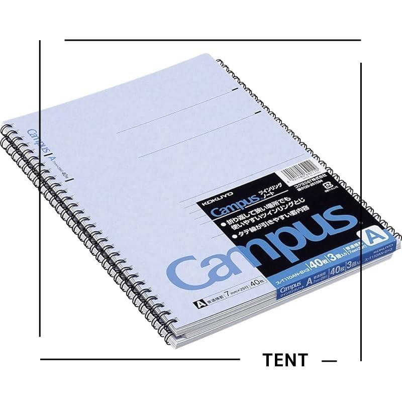 KOKUYO Notebook, Ring Notebook Campus, 3-Pack, A-Lined, Su-T110A-BX3 ...