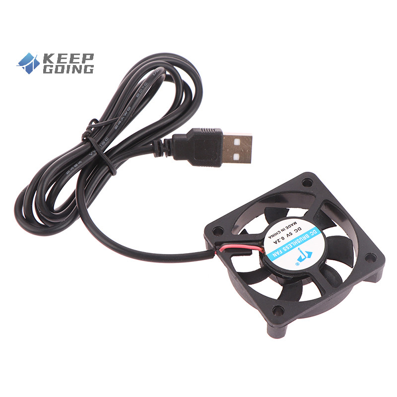 Keep Going＞ 1Pc DC5010 Silent Fan 5V Oily USB Cable Humidifier Connector PC Fan Cooler new ...