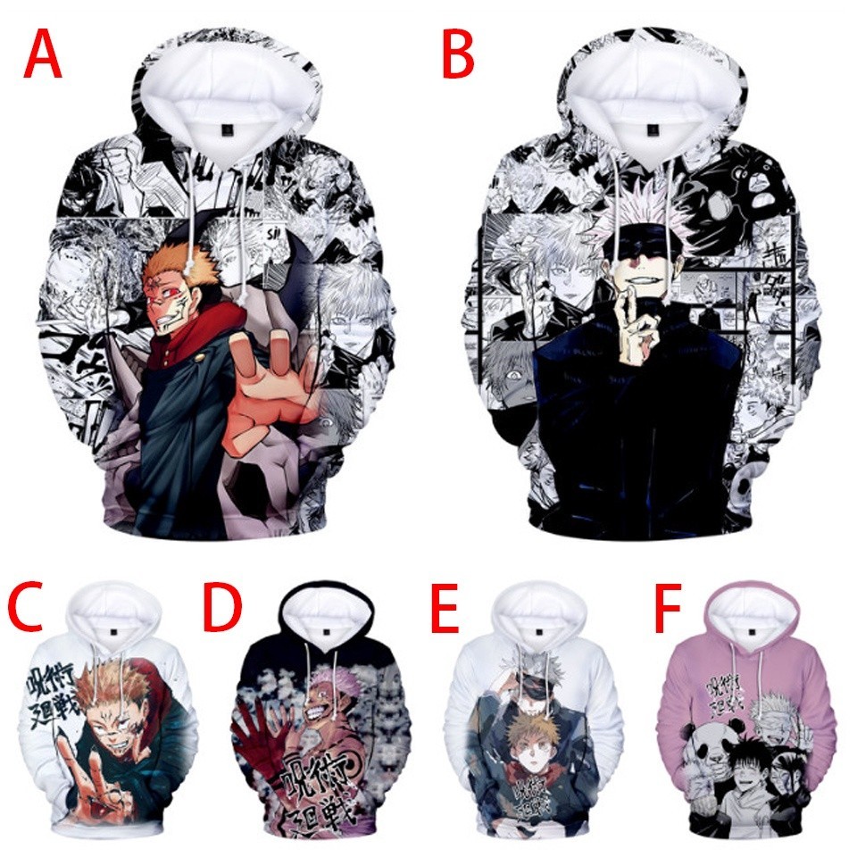 Jujutsu Kaisen Gojo Satoru 3D Print Anime Hoodies Men Women Fashion ...