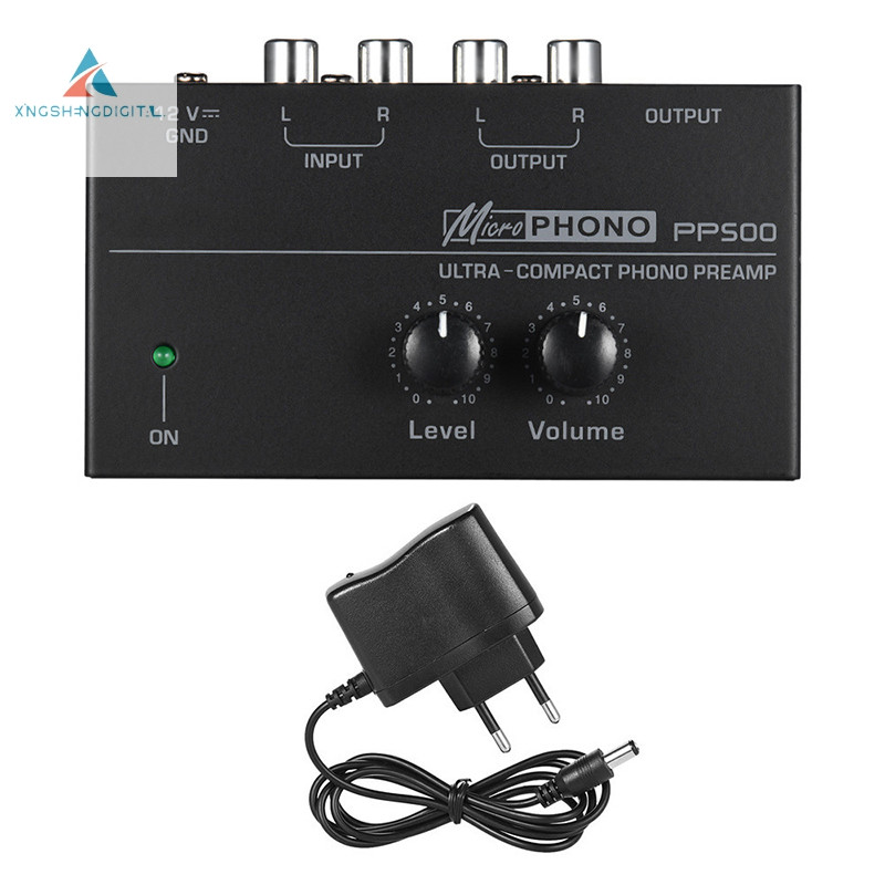 ZJPG> Pp400 Ultra-Compact Phono Preamp Pre Phono Amp Preamplifier With ...