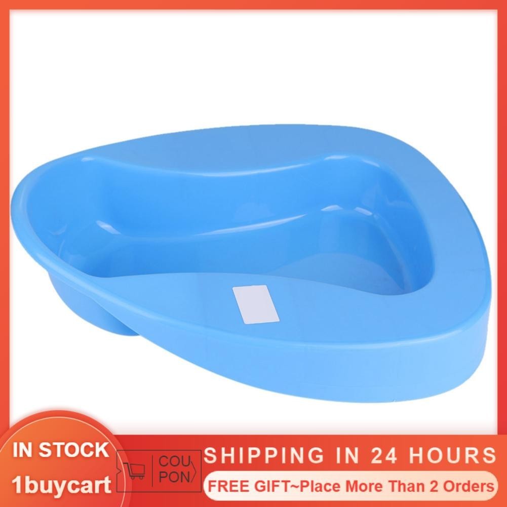 1buycart Bed Pan Firm Thick Plastic Stable Bedpan Heavy Duty Pans For ...