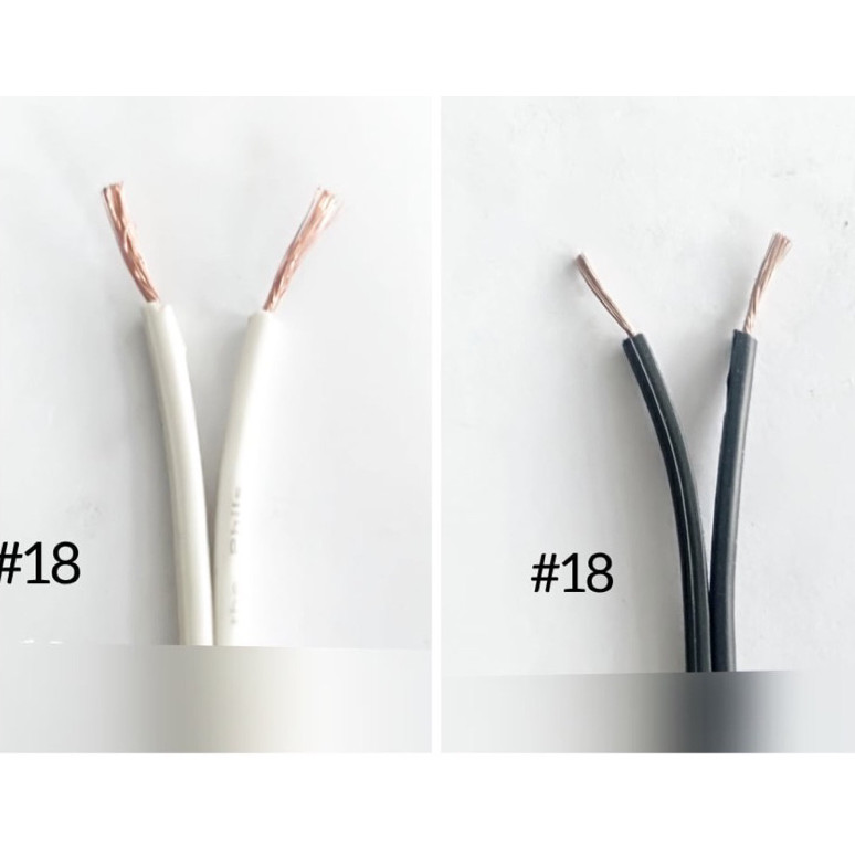 10 meters Flat Cord Duplex Wire (2C )#18 Electrical Extension Wire ...