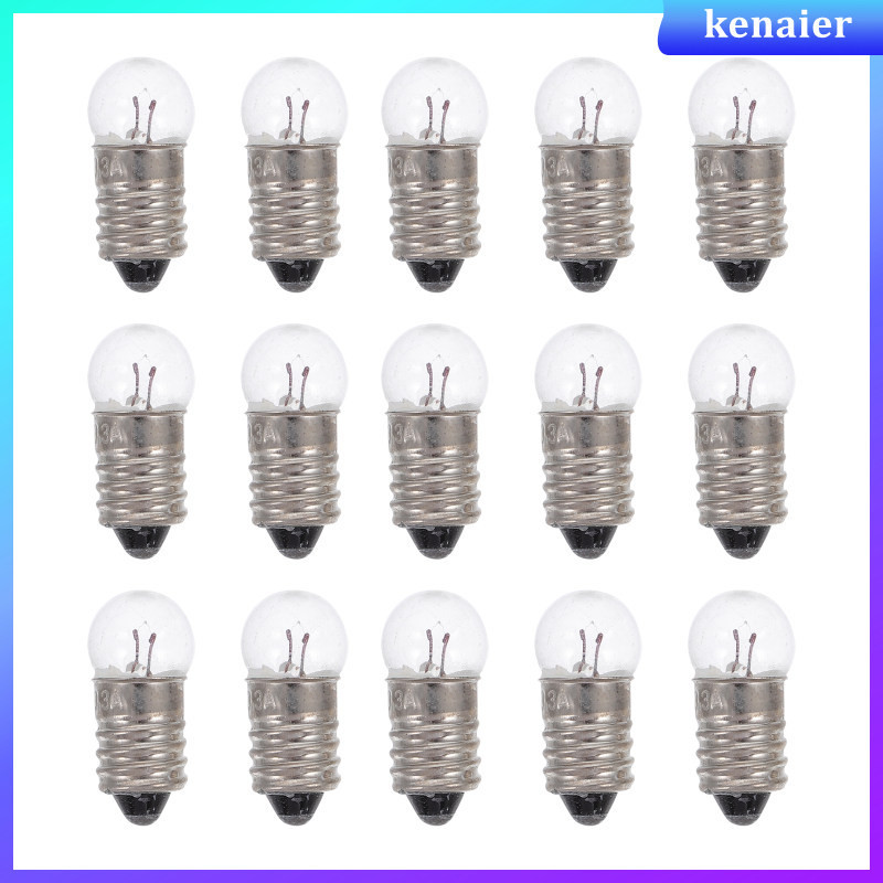 50pcs Small Light Bulbs Electrical Experiment Bulb Flashlight Light ...