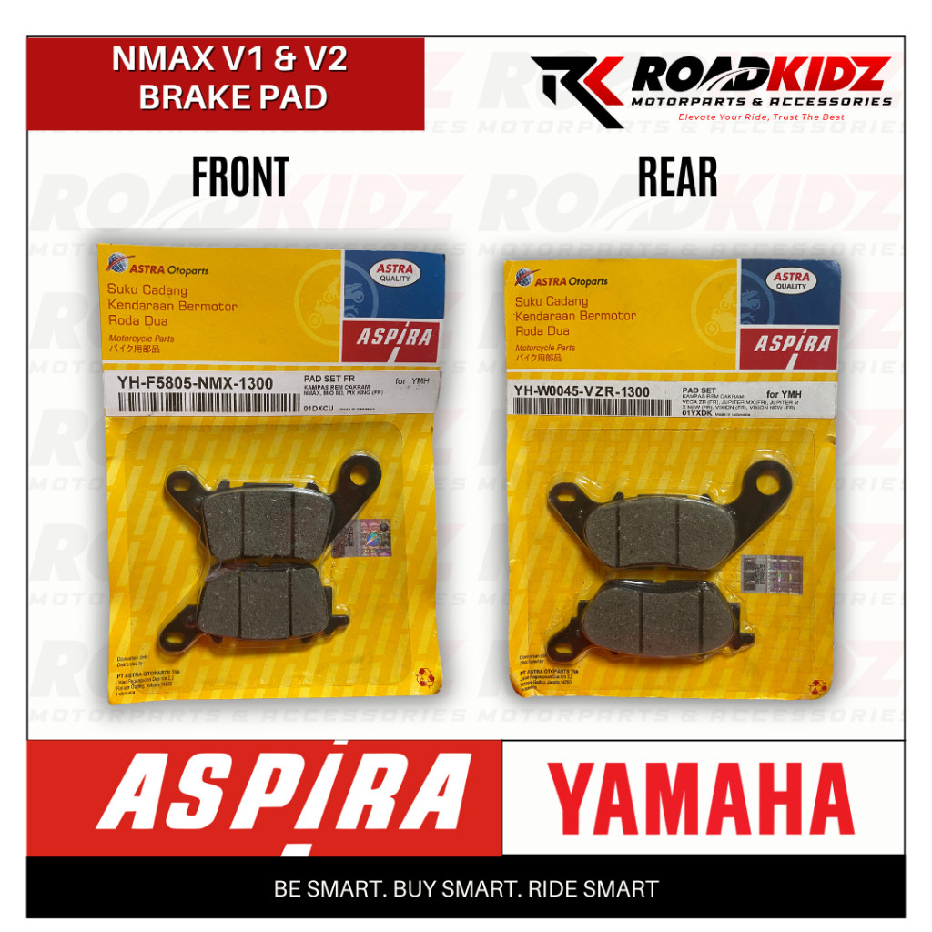 ASPIRA Brake Pad for NMAX V1 & V2 | Shopee Philippines