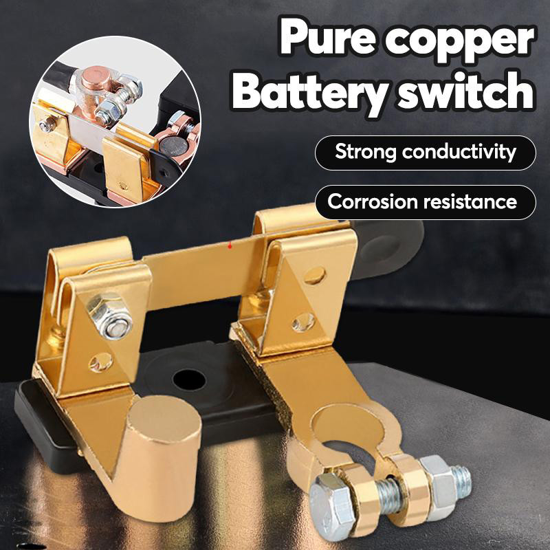 Car Battery Disconnect Switch Pure Copper Positive and Negative Pole ...