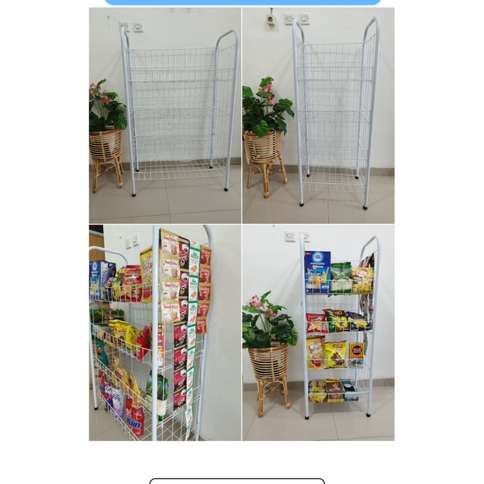 Chiki Rack Display Rack Snack Rack Warung Snack Rack Multipurpose Rack ...