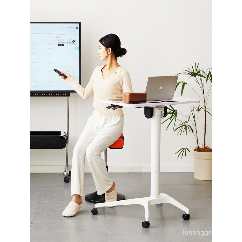 Lectern Adjustable Height Movable Folding Small Podium Table Classroom ...