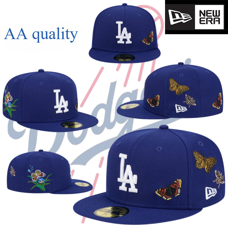 59FIFTY Los Angeles Dodgers Felt Fitted Hat High Quality Butterfly ...