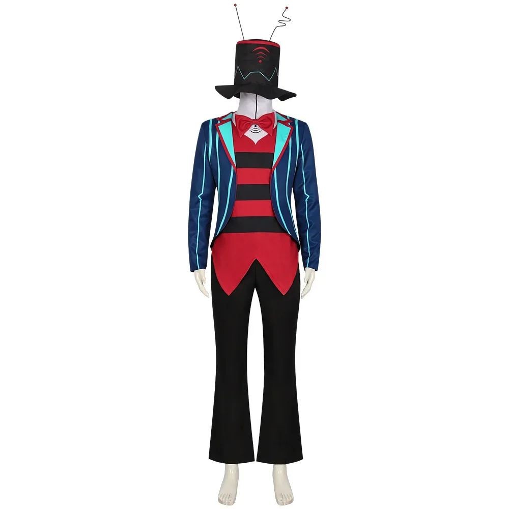 Mr. Vox Cosplay Costume Season 2 S2 Television Devil Voxy Valentino CEO ...