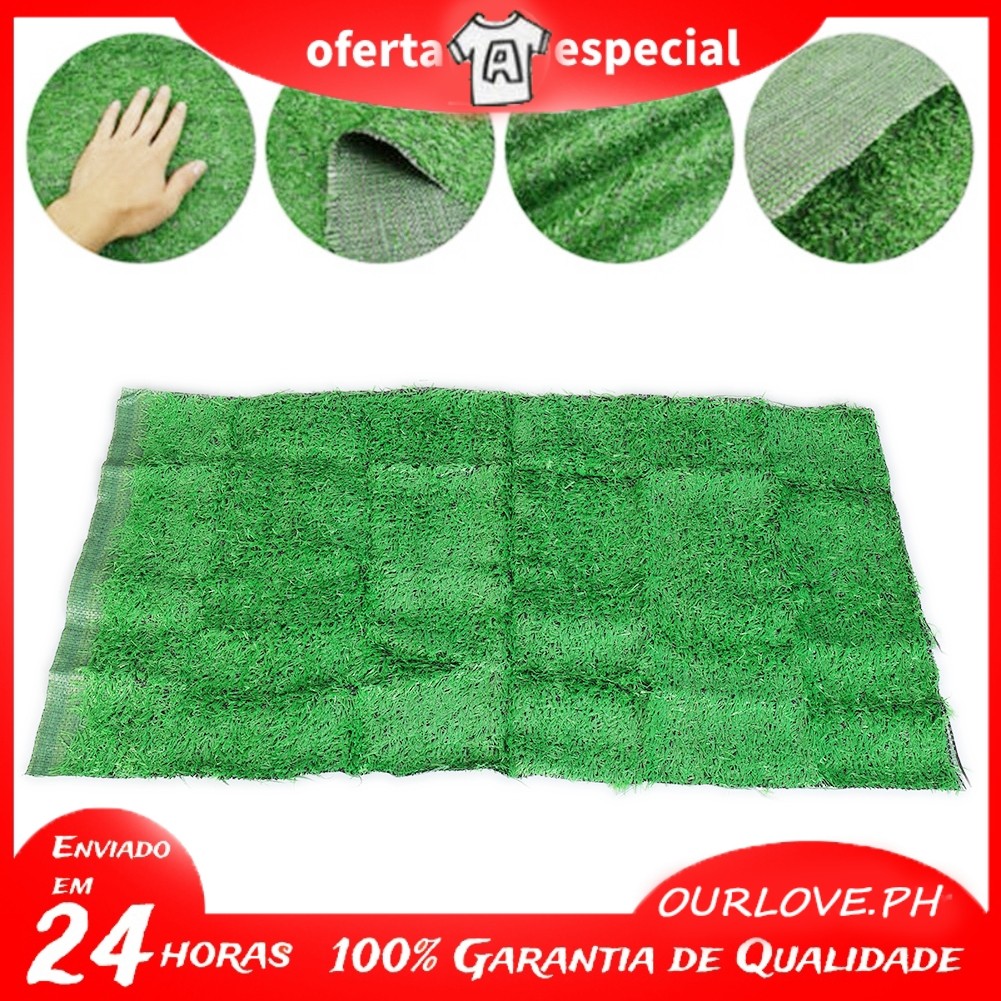OURLOVE-PH ️Artificial Grass Carpet Green Fake Synthetic Garden ...