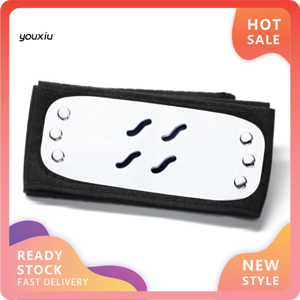 YX Naruto Konoha Logo Forehead Headband Protector Headgear Turban ...